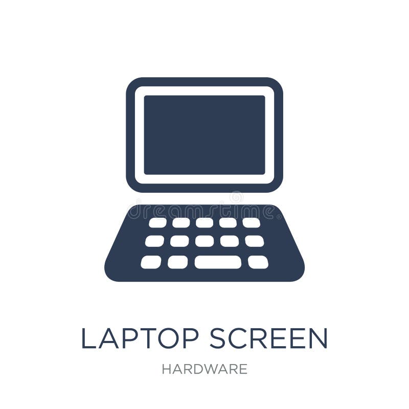 Segno E Simbolo Di Vettore Dell'icona Del Computer Portatile Isolati Su ...