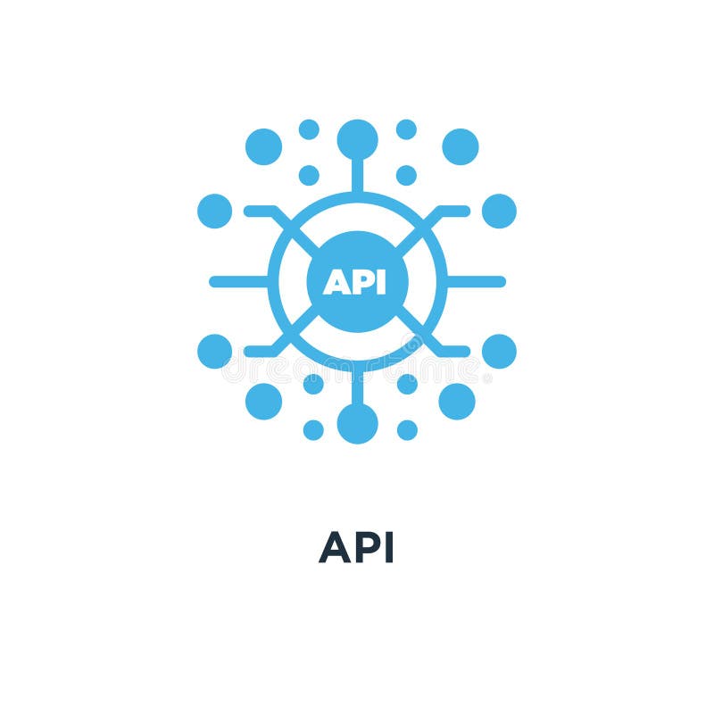 Icona Di Api Desig Di Simbolo Di Concetto Dell'Application Programming ...