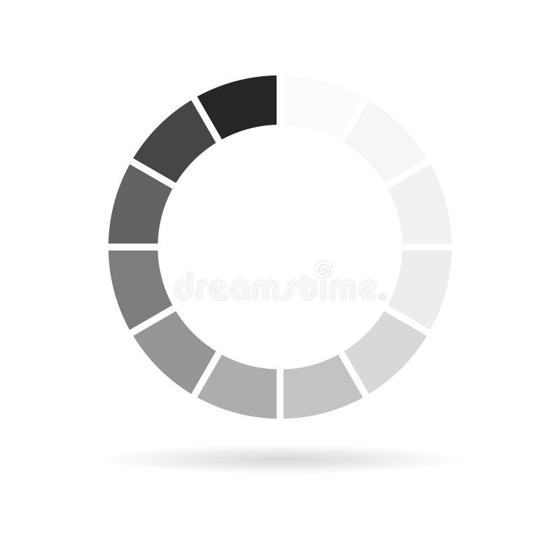 Icona Di Caricamento Del Cerchio Illustrazione Vettoriale ...