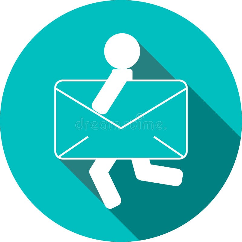 Icona Della Busta Invii Il Segno Del Messaggio Di Posta Elettronica ...