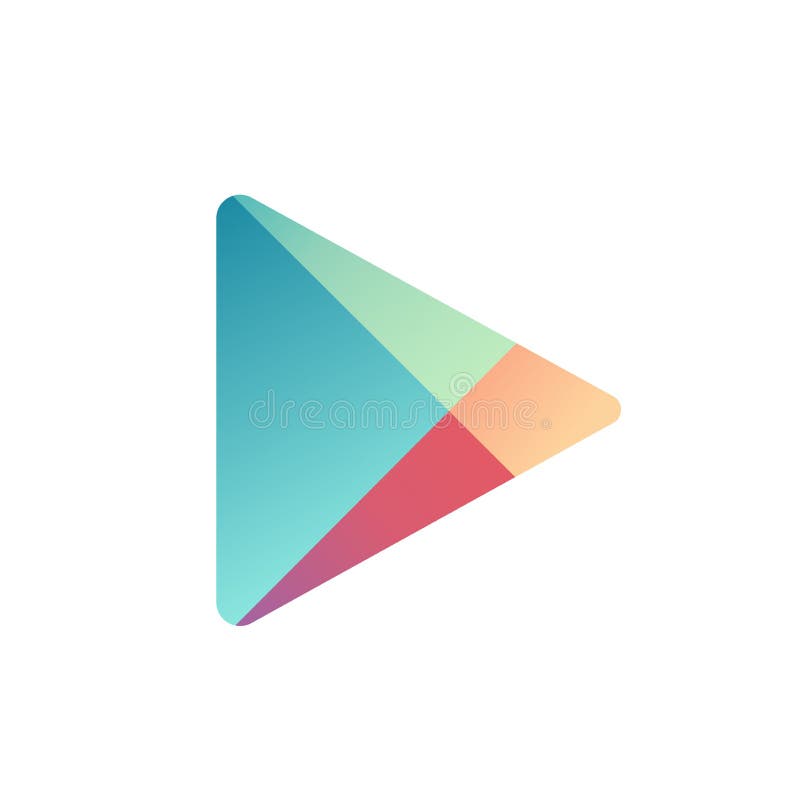 Icone Dell'app Store Di Google Play. Fotografia Editoriale ...