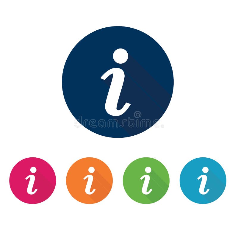 Icona Di Informazioni Simbolo Di Informazioni Per Il Web Illustrazione ...