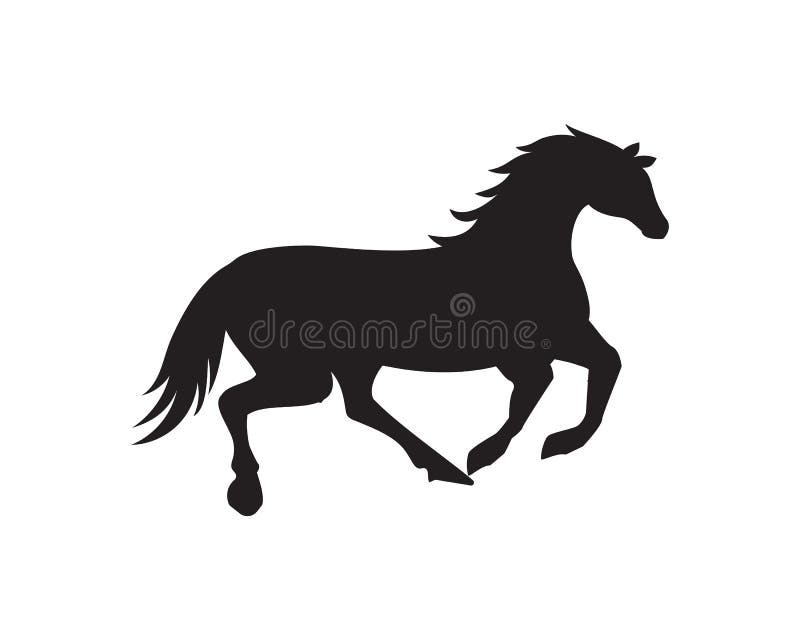 Icona Di Logo Template Vector Del Cavallo Illustrazione Vettoriale ...