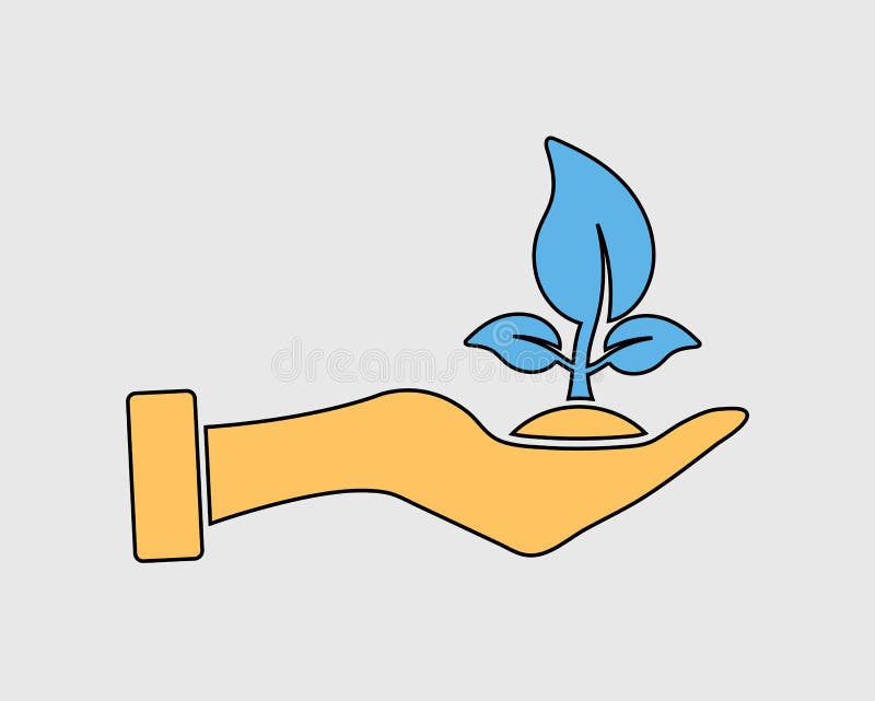 Icona Di Risparmio Della Pianta Illustrazione Vettoriale ...