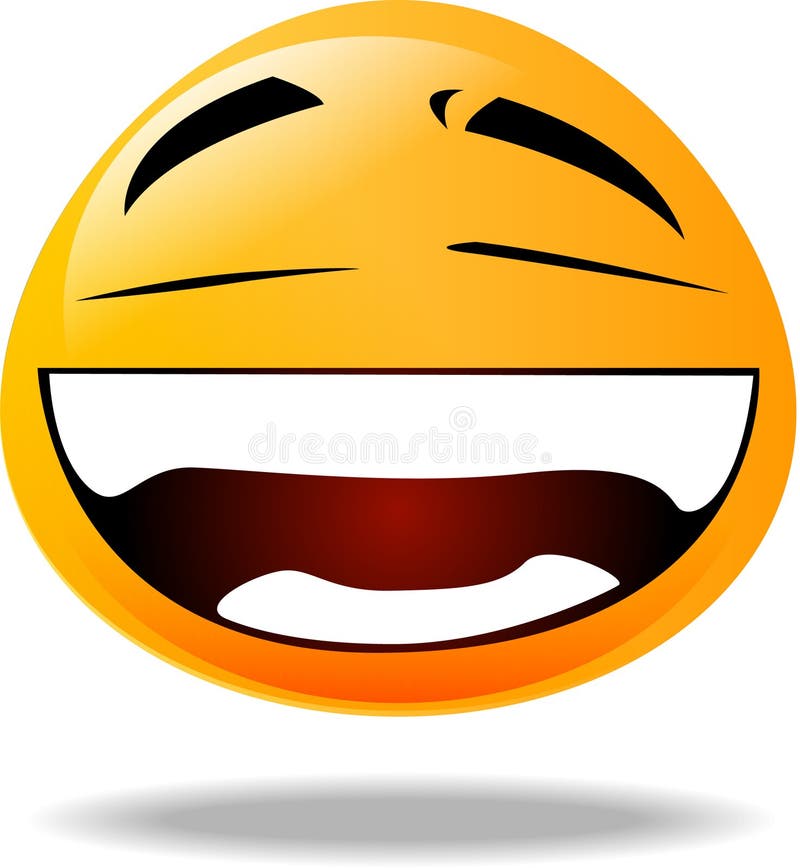 Smiley Felice Dell'emoticon Illustrazione Vettoriale - Illustrazione di ...