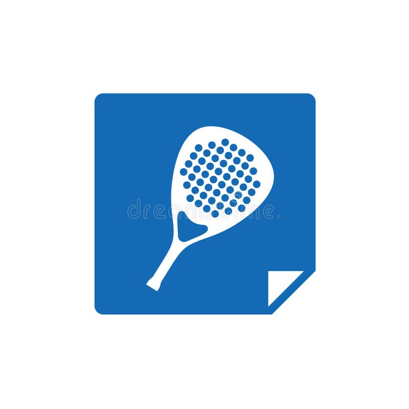 Simbolo di sport di Padel illustrazione vettoriale. Illustrazione di ...