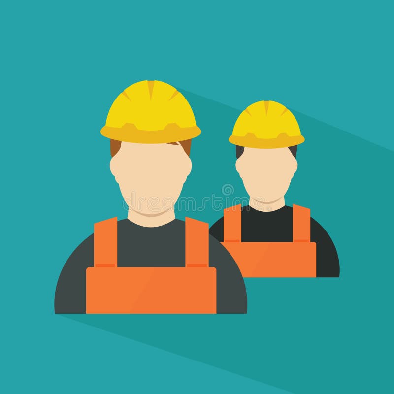 Icona Di Vettore Dei Muratori Illustrazione Vettoriale - Illustrazione ...