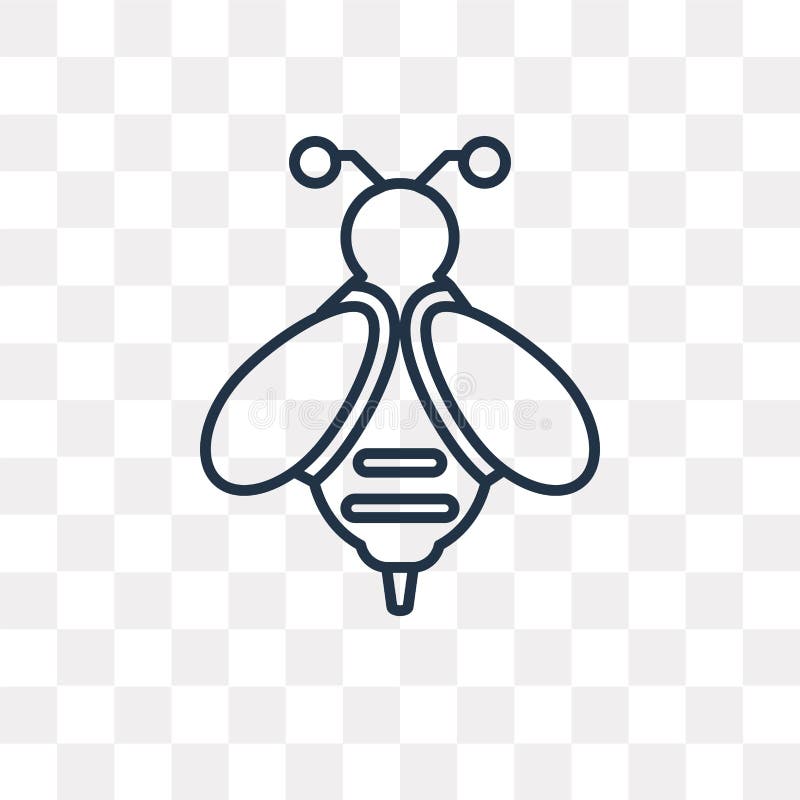 Icona Lineare Delle Api Dalla Raccolta D'agricoltura E Di Giardinaggio ...