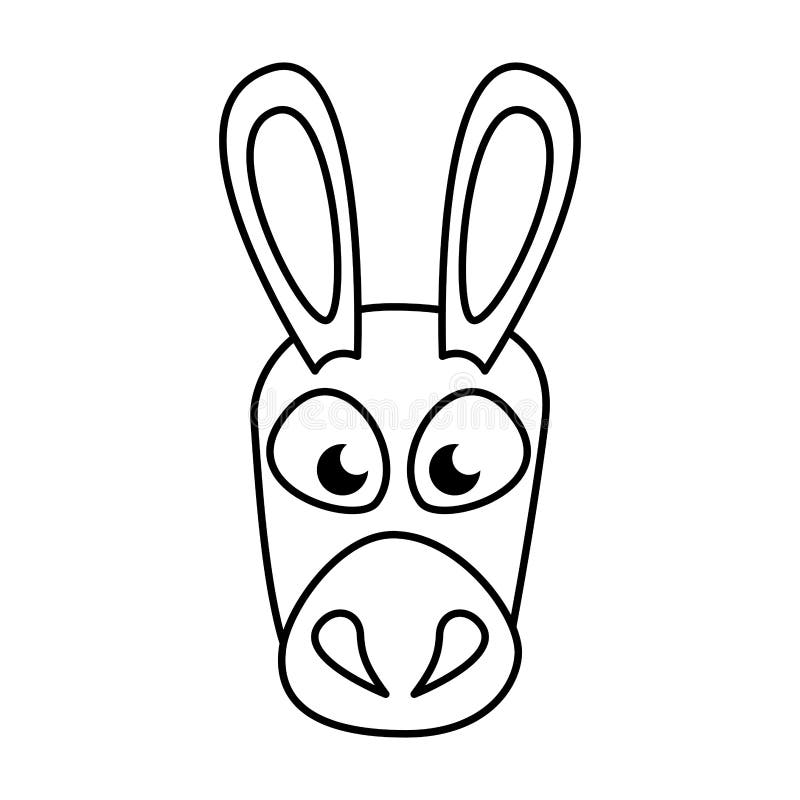 Icona Isolata Mulo Colombiano Illustrazione Vettoriale - Illustrazione ...