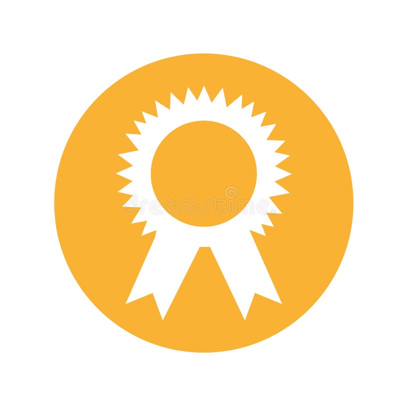 Icona Isolata Primo Posto Della Medaglia Illustrazione Vettoriale ...
