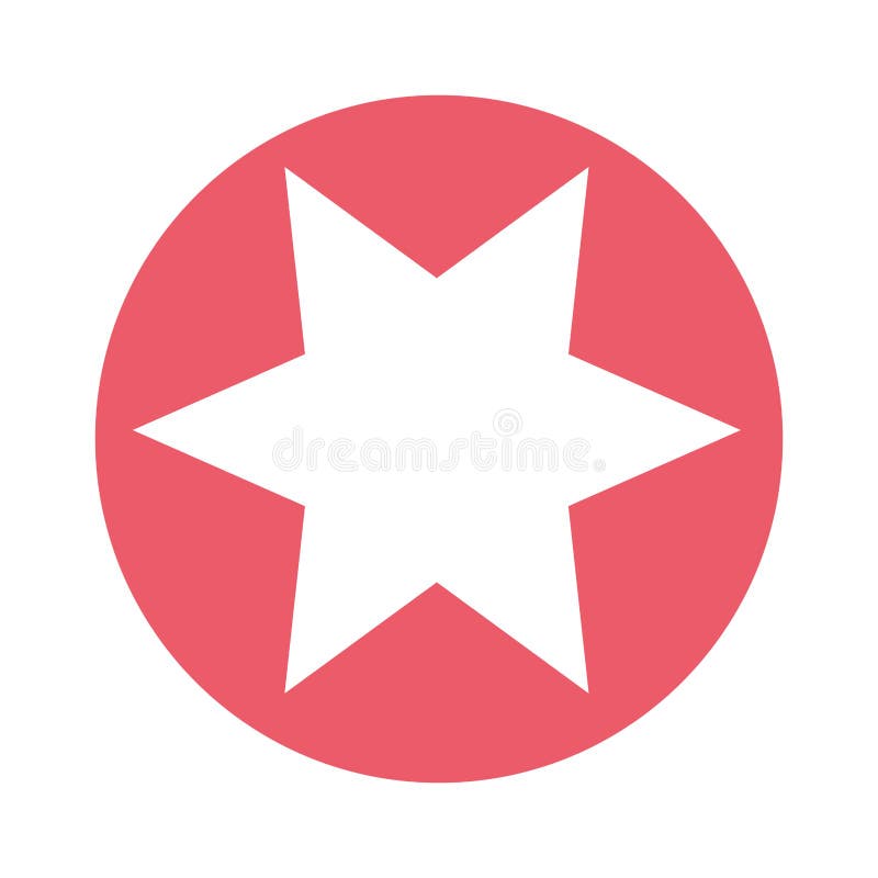 Icona Isolata Simbolo Della Stella Illustrazione di Stock ...