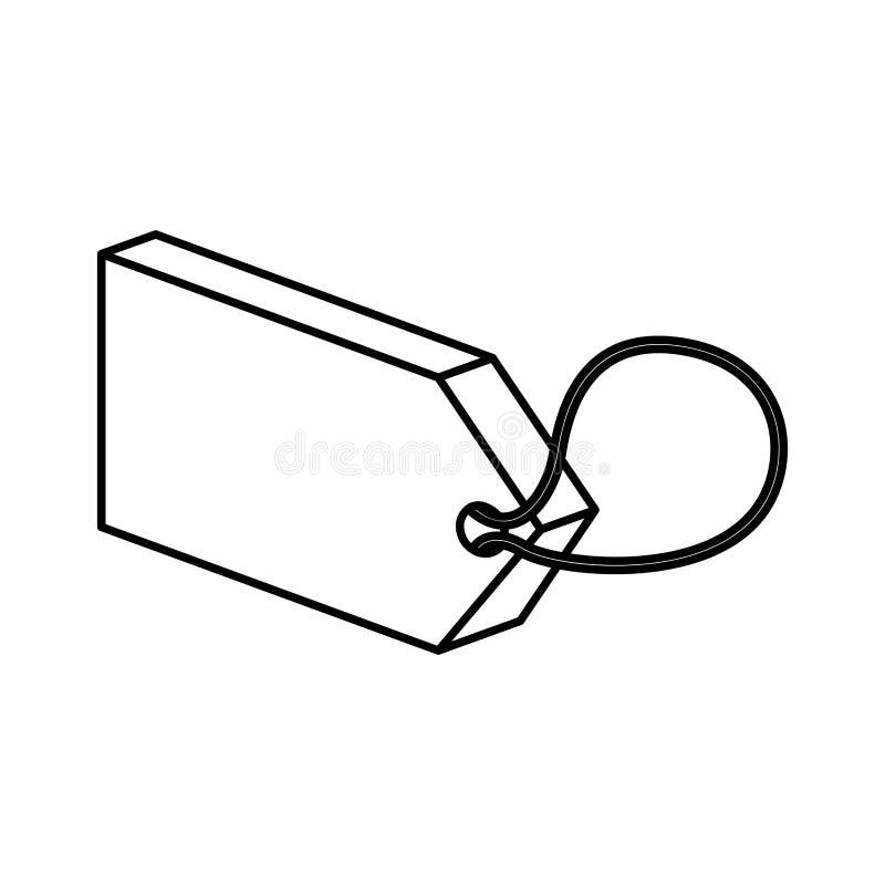 Icona Isometrica Dell'etichetta Commerciale Illustrazione Vettoriale ...