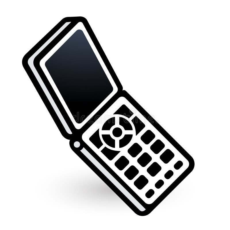 Icona Lineare Del Telefono Cellulare Illustrazione Vettoriale ...