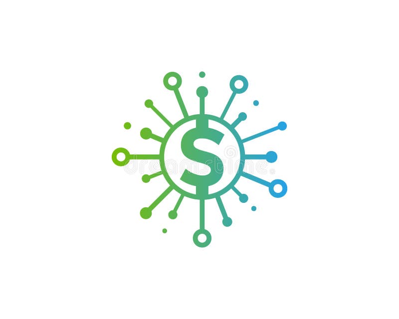 Icona Logo Design Element Della Parte Dei Soldi Illustrazione ...
