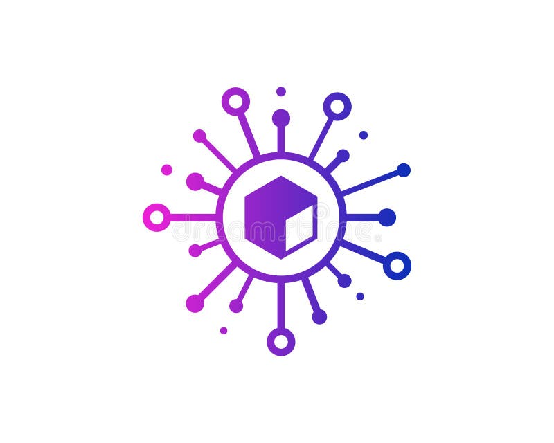 Icona Logo Design Element Della Parte Della Scatola Illustrazione ...