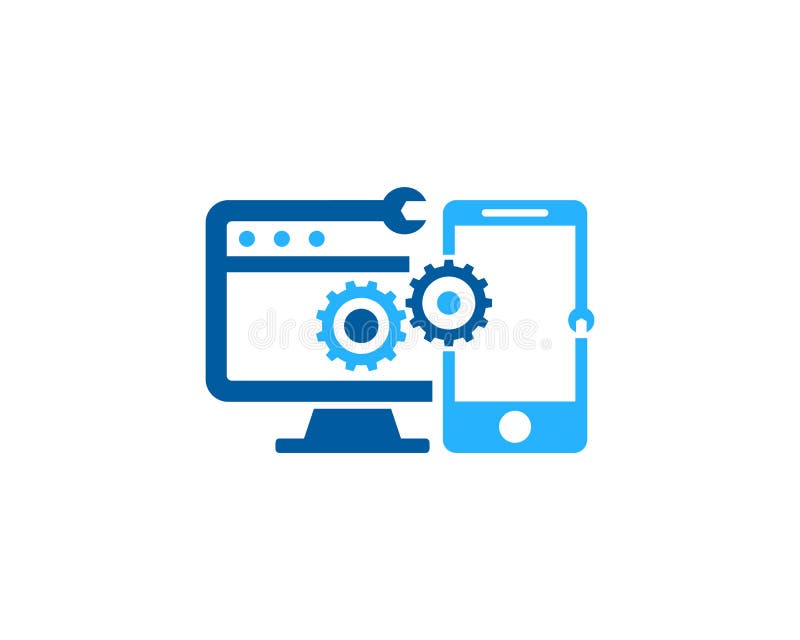 Icona Logo Design Element Di Riparazione E Della Correzione ...