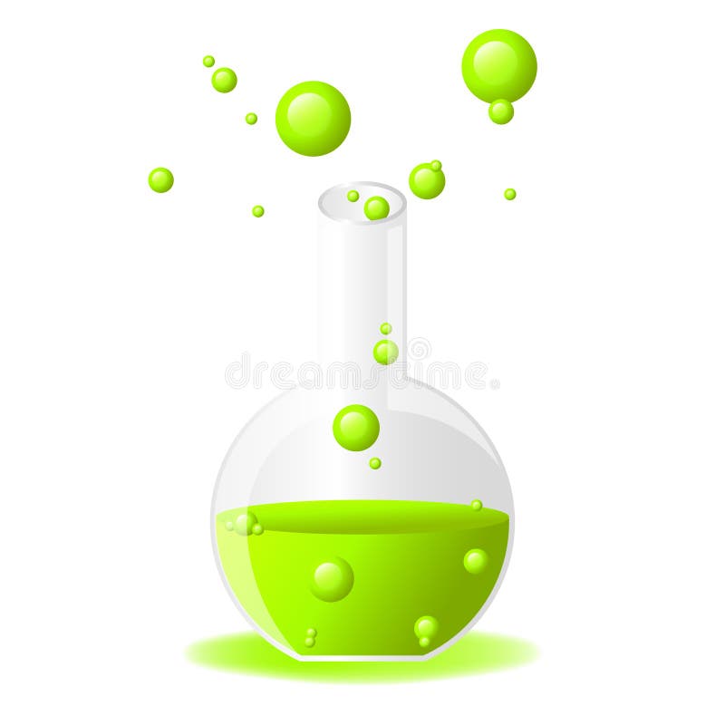 Icona Lucida Della Provetta Illustrazione Vettoriale - Illustrazione di ...