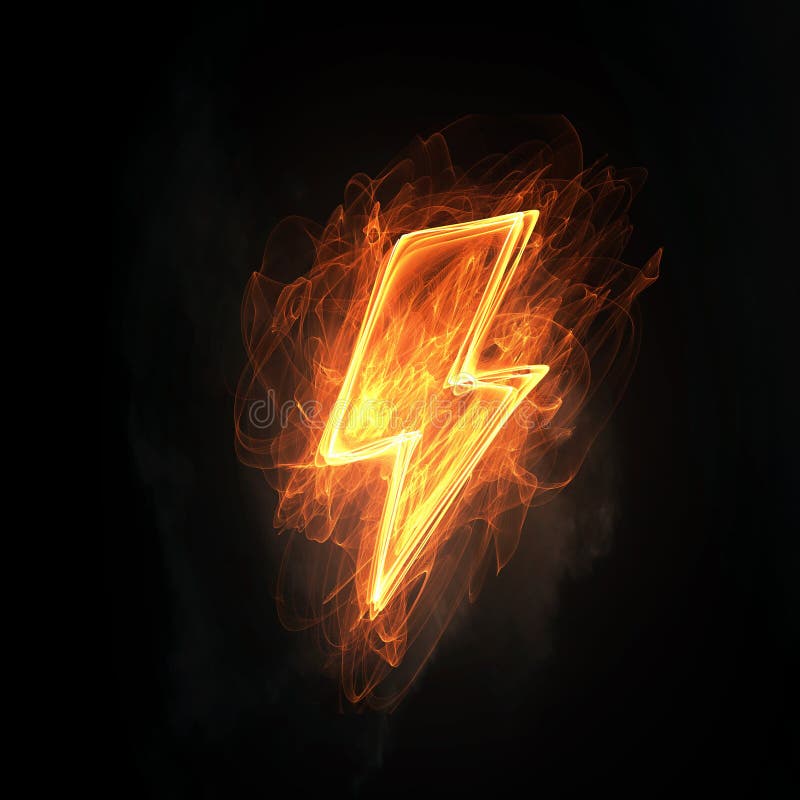 Fulmine luminoso illustrazione di stock. Illustrazione di elettrico ...