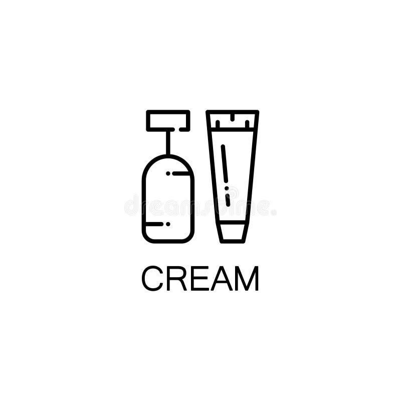 Icona O Logo Piana Crema Per Web Design Illustrazione Vettoriale ...