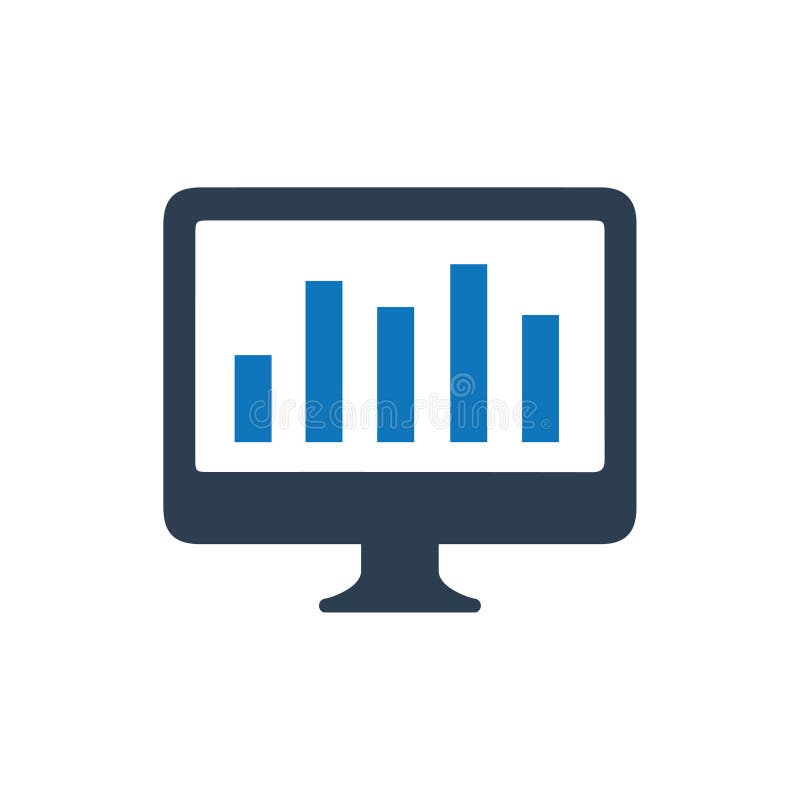 Icona Online Del Monitoraggio Illustrazione Vettoriale - Illustrazione ...
