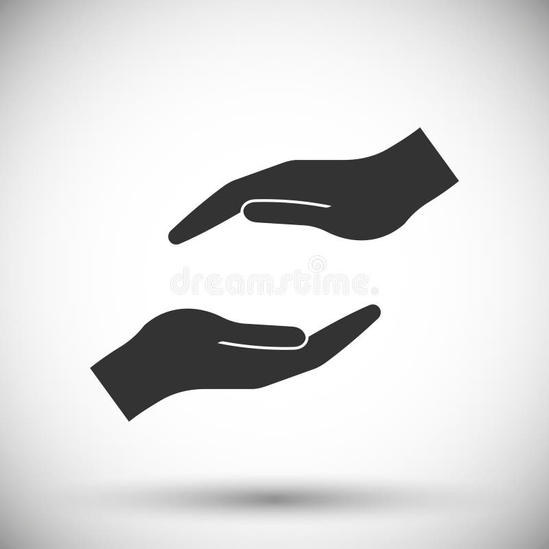 Icona Proteggente Delle Mani Illustrazione Vettoriale - Illustrazione ...