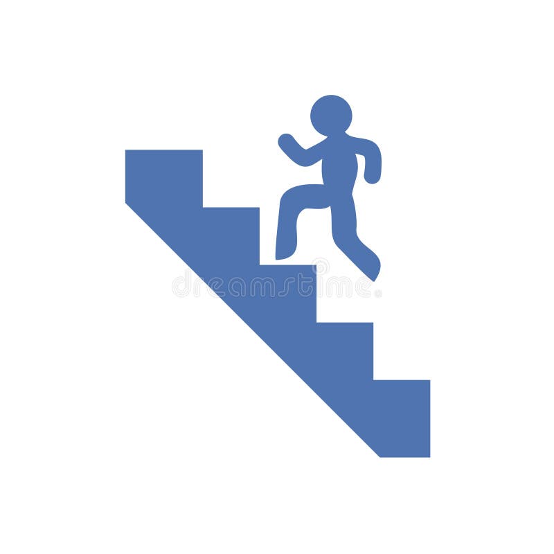 Icona delle scale illustrazione vettoriale. Illustrazione di commercio ...