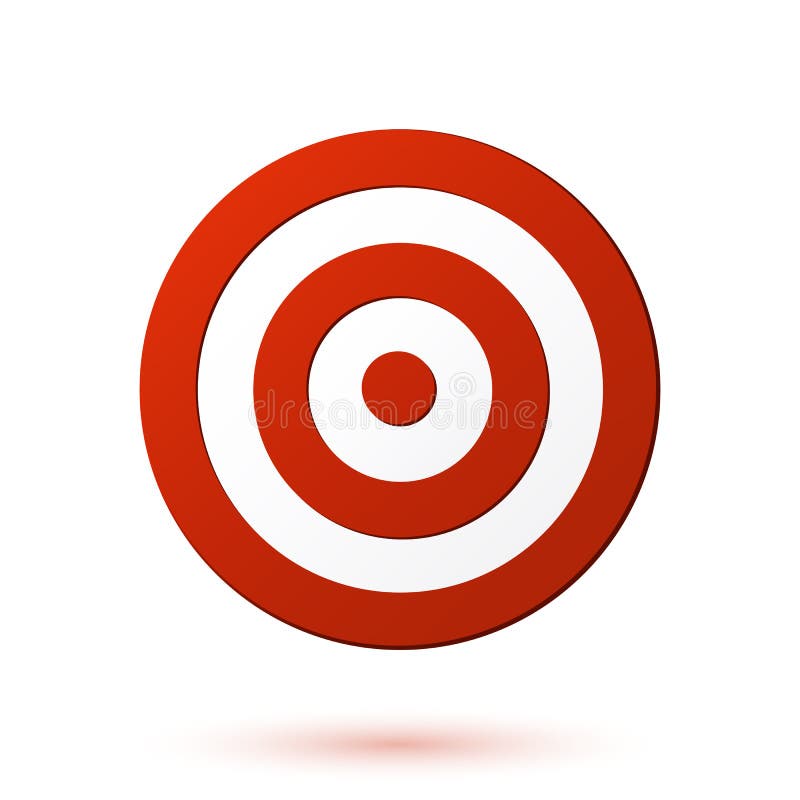 Obiettivo blu illustrazione vettoriale. Illustrazione di centro - 33055738