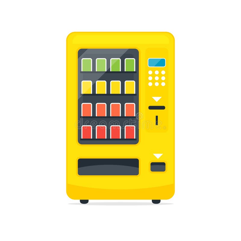 Icona Semplice Del Distributore Automatico Illustrazione Vettoriale ...