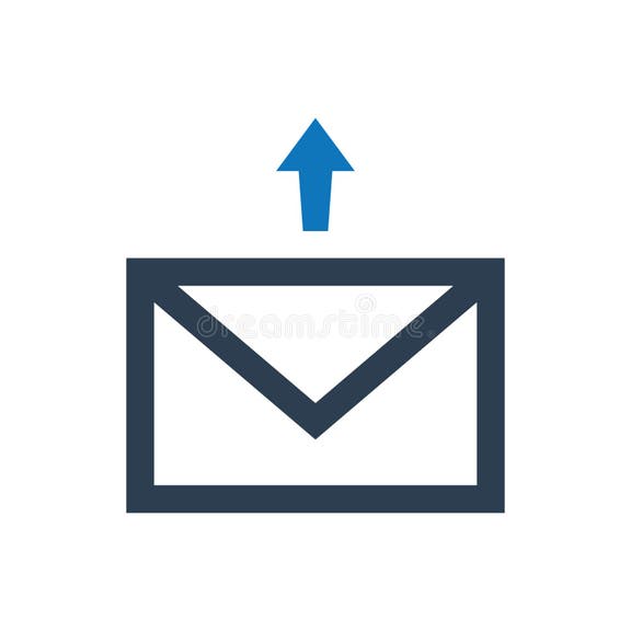 Icona trasmessa messaggio illustrazione vettoriale. Illustrazione di ...