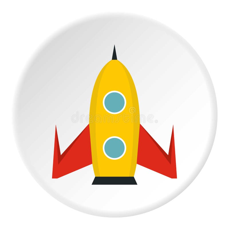 Icona Universale Del Razzo, Stile Del Fumetto Illustrazione Vettoriale ...