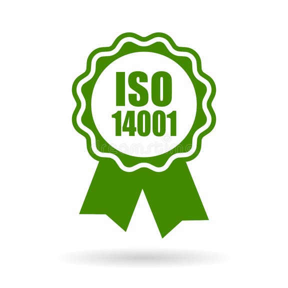 Icona Verde Certificata ISO 14001 Illustrazione Vettoriale ...
