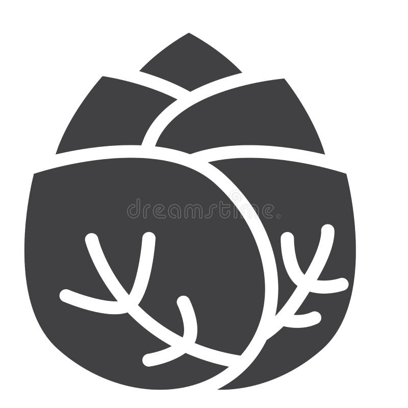 Icona, Verdura E Dieta Solide Del Cavolo Illustrazione Vettoriale ...