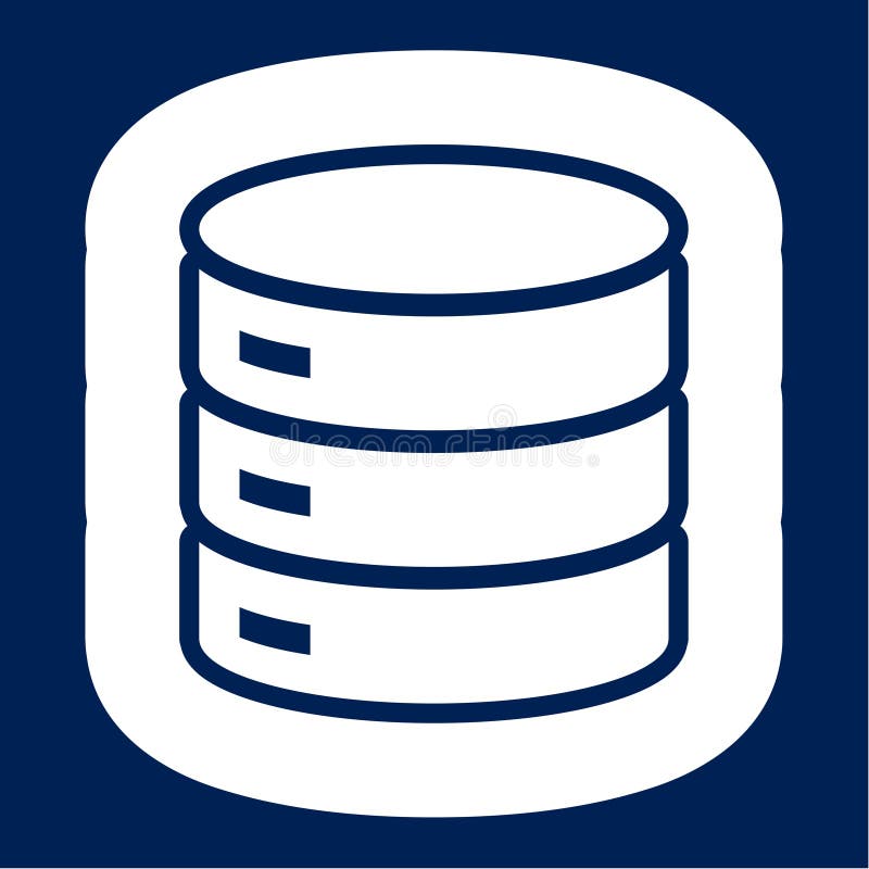 Icone Database - Illustrazione Illustrazione Vettoriale - Illustrazione ...