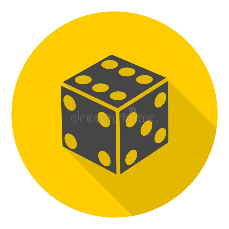 Paia Di Vettore Dell'insieme Dell'icona Dei Dadi Illustrazione ...