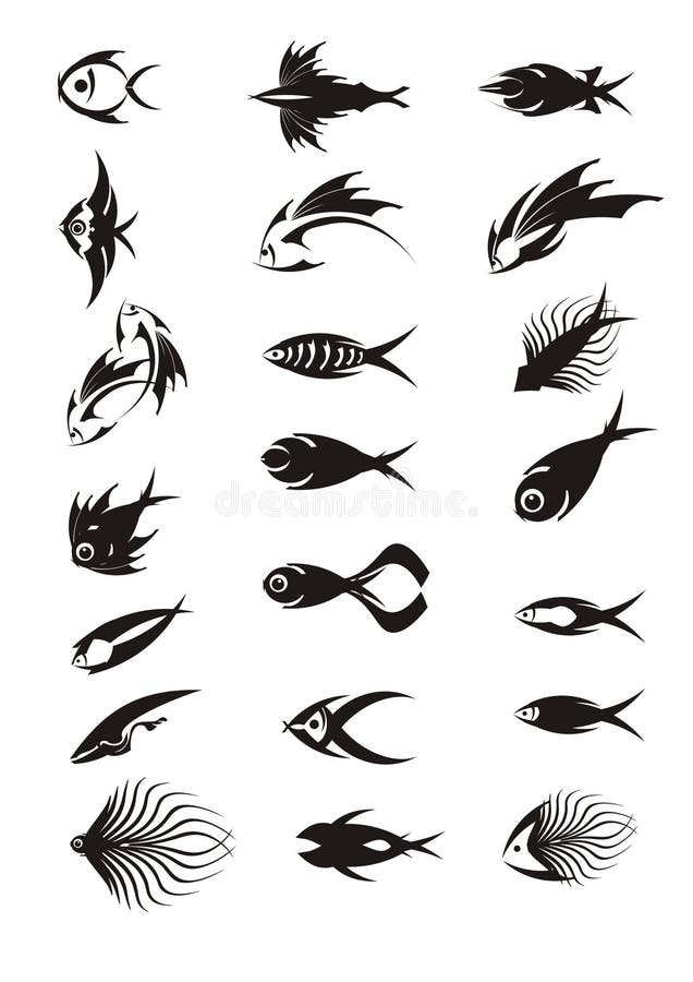 Pesci Stilizzati Illustrazioni, Vettoriali E Clipart Stock – (429 ...