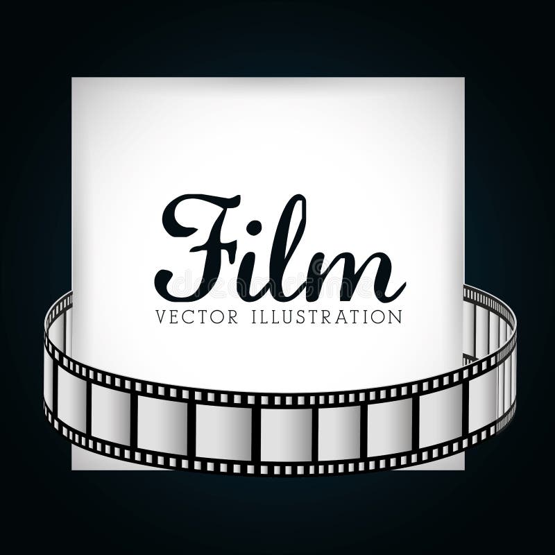 Icone Del Cinema E Del Film Illustrazione Vettoriale - Illustrazione di ...