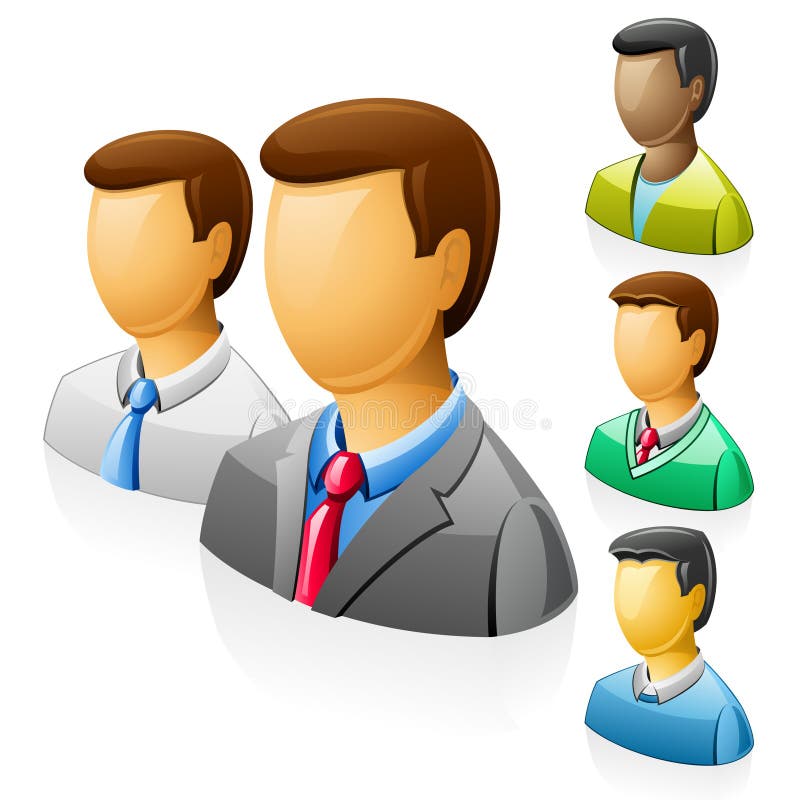 Icona utente uomo illustrazione vettoriale. Illustrazione di maschio ...