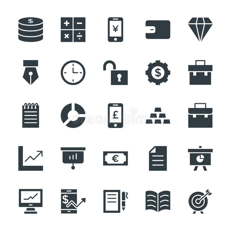 Icone Fresche 2 Di Vettore Di Finanza Illustrazione di Stock ...