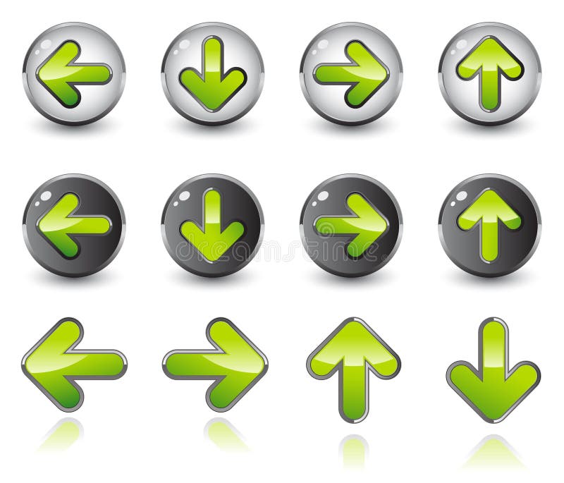 Icone lucide della freccia illustrazione vettoriale. Illustrazione di ...