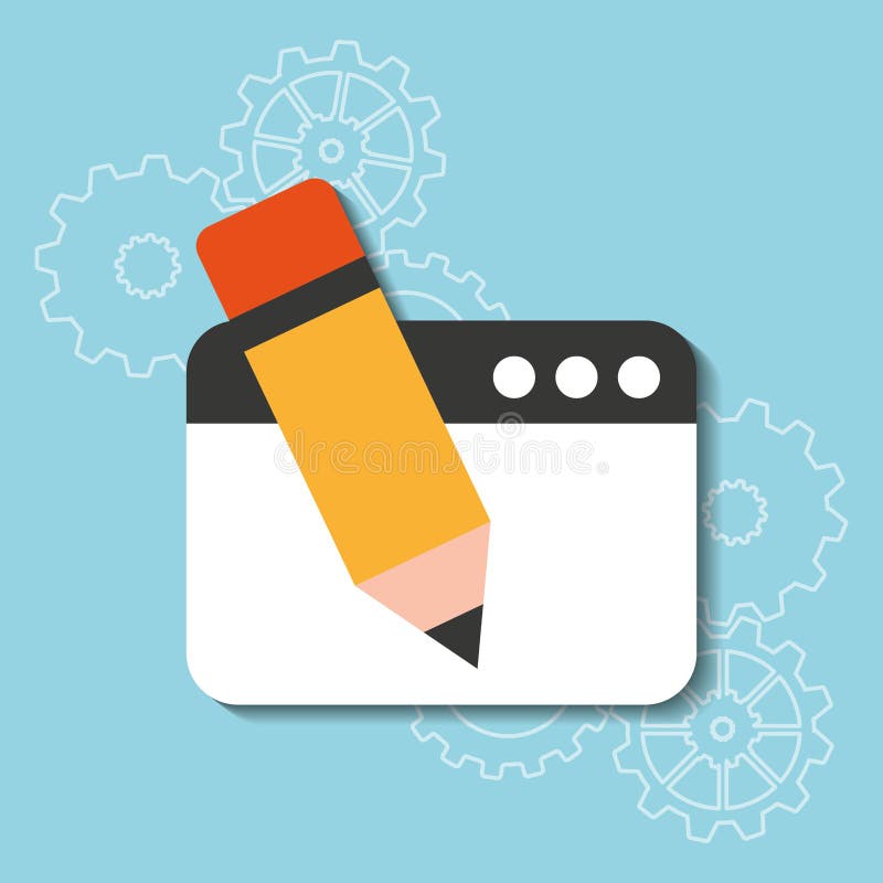 Icone Piane Di Ottimizzazione Del Motore Di Ricerca Illustrazione di ...