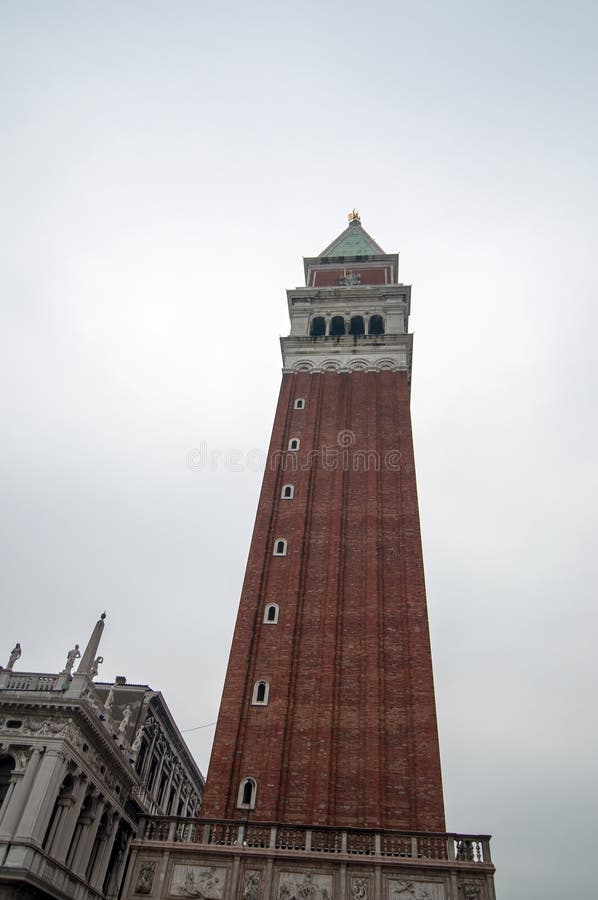 Bell Tower , Venice, Italy stock image. Image of iconic - 209509555