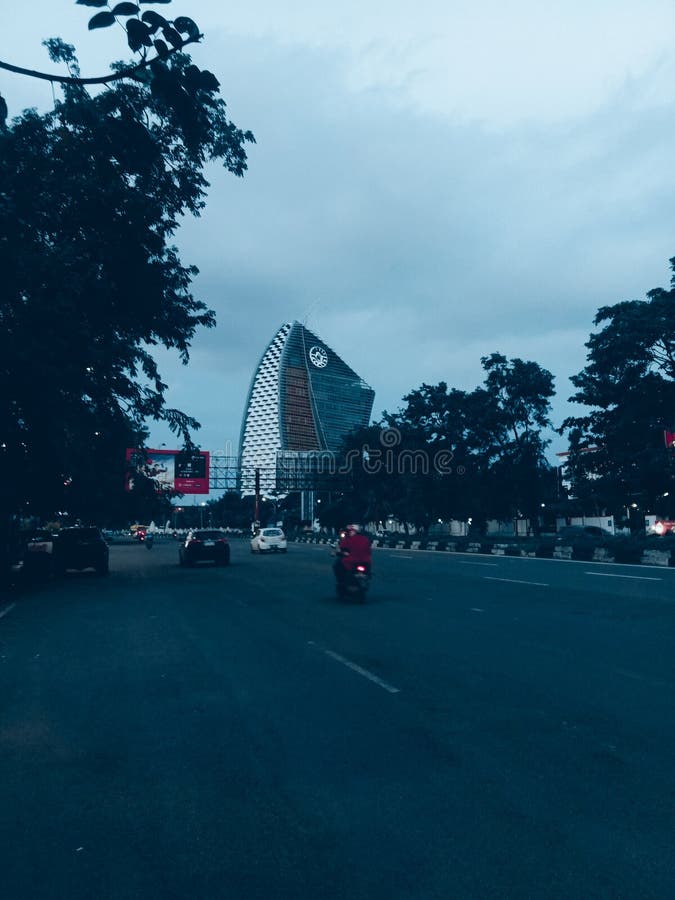 Iconic campus building editorial stock photo. Image of elementary ...