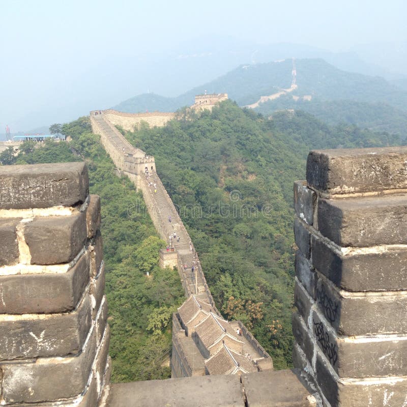 Iconic China stock image. Image of travel, great, wall - 60257987