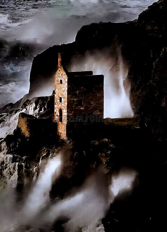 Iconic Crowns Engine Houses at Botallack Mine in Cornwall, England ...
