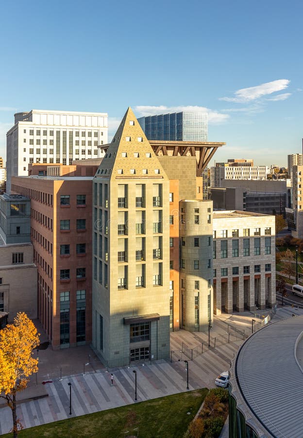 Iconic Denver, Colorado, Architecture Stock Photo - Image of exterior ...