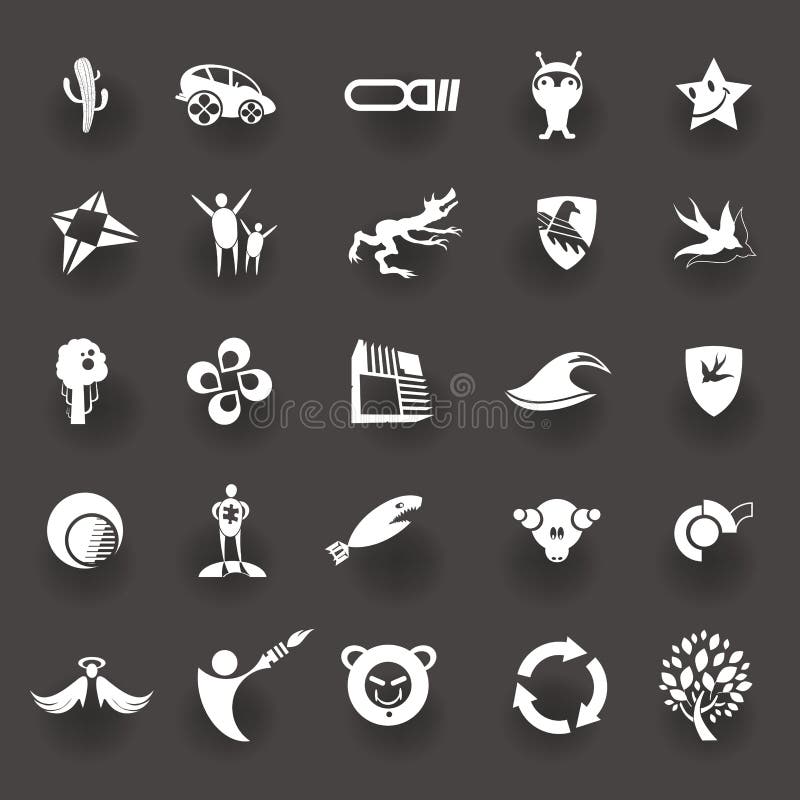 Iconic - Design Elements stock vector. Illustration of shield - 8018347