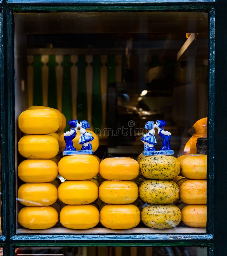 Iconic Dutch Images from Amsterdam Stock Photo - Image of people ...