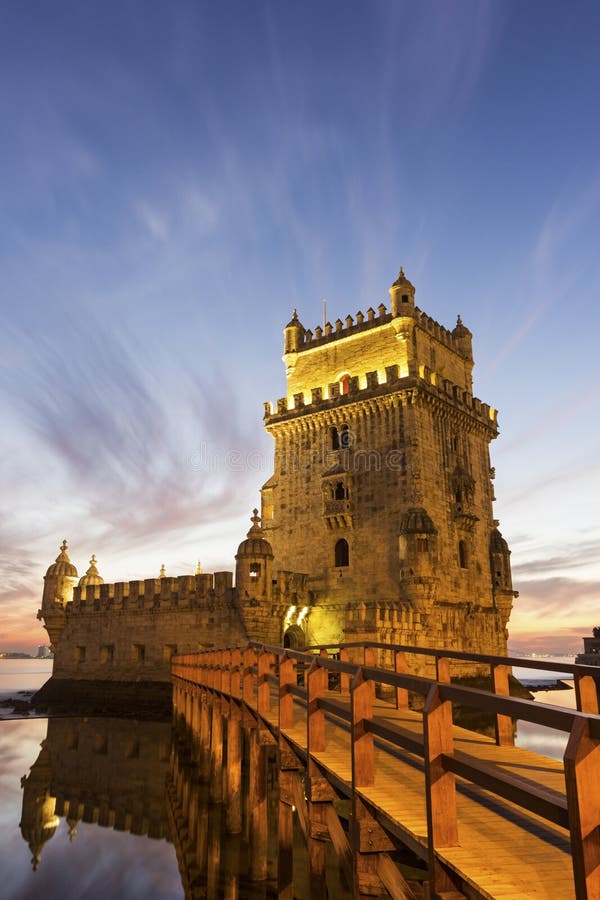 The Iconic Facade of the Tower of Belem Editorial Photography - Image ...