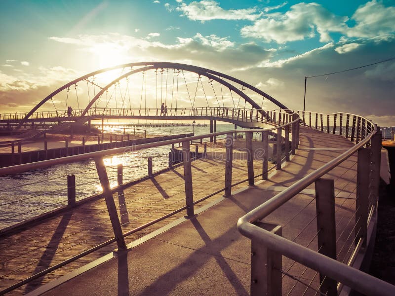 The Iconic Footbridge in Frankston, Melbourne, Australia. Editorial ...