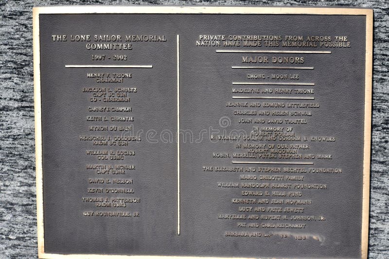 The Iconic Golden Gate Bridge Dedication Plaques 6 Editorial Stock ...
